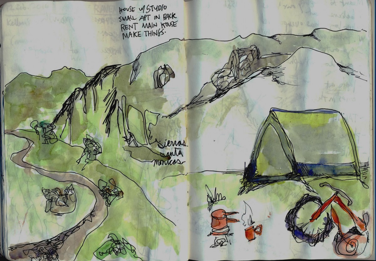 Bikepacking Drawings, by Alex Borgen - BIKEPACKING.com
