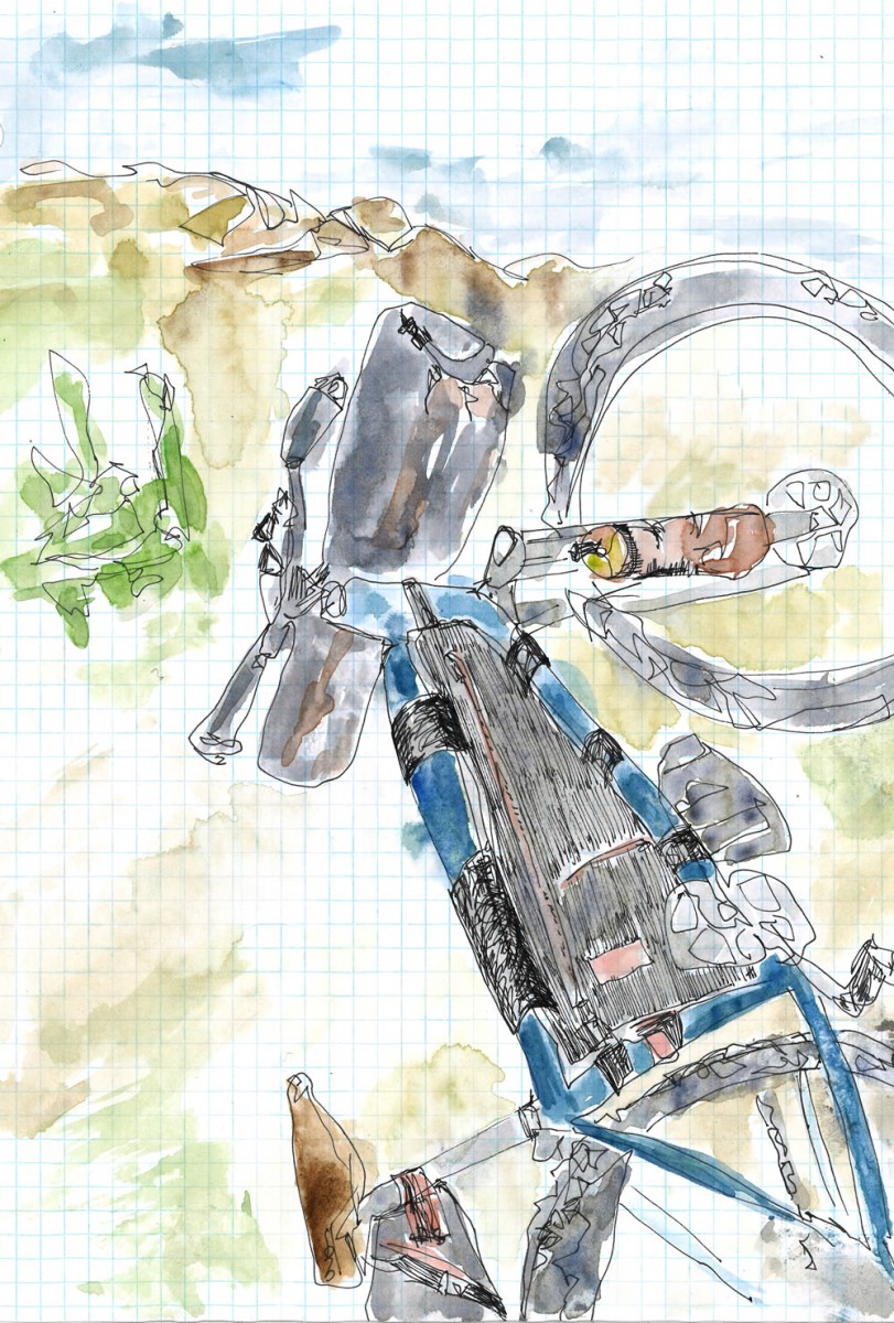 Bikepacking Drawings, by Alex Borgen - BIKEPACKING.com