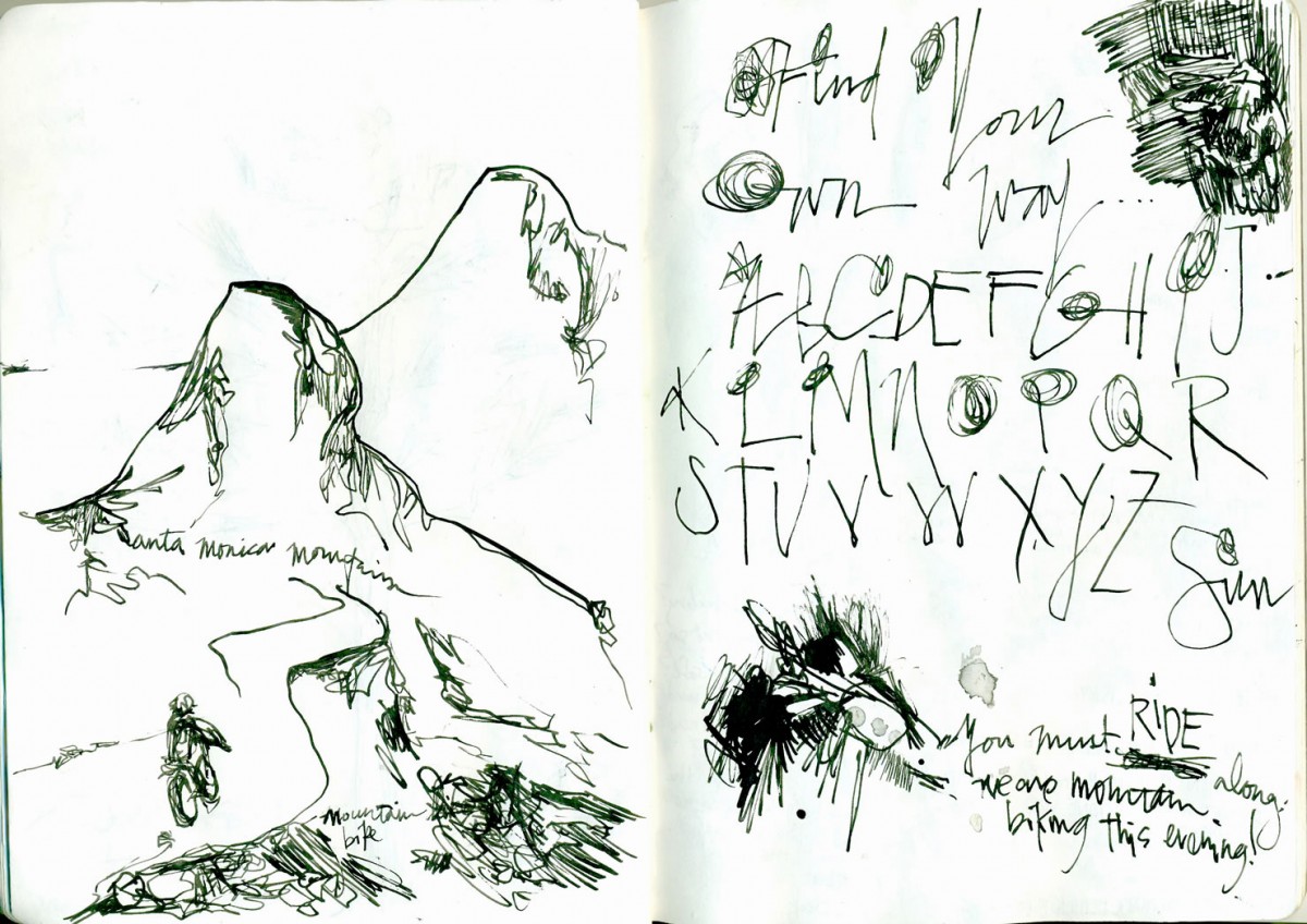 Bikepacking Drawings, by Alex Borgen - BIKEPACKING.com
