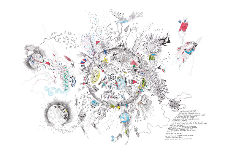Rider's Lens: The Storytelling Maps of Alex Hotchin - BIKEPACKING.com