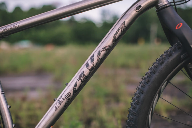 Logan's Salsa Timberjack Ti, Space Metal! - BIKEPACKING.com