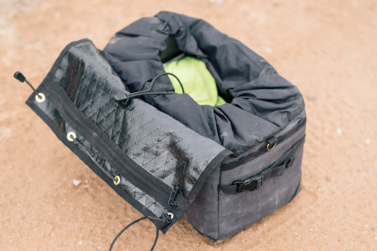Outer Shell 137 Basket Bag Review - Bikepacking.com
