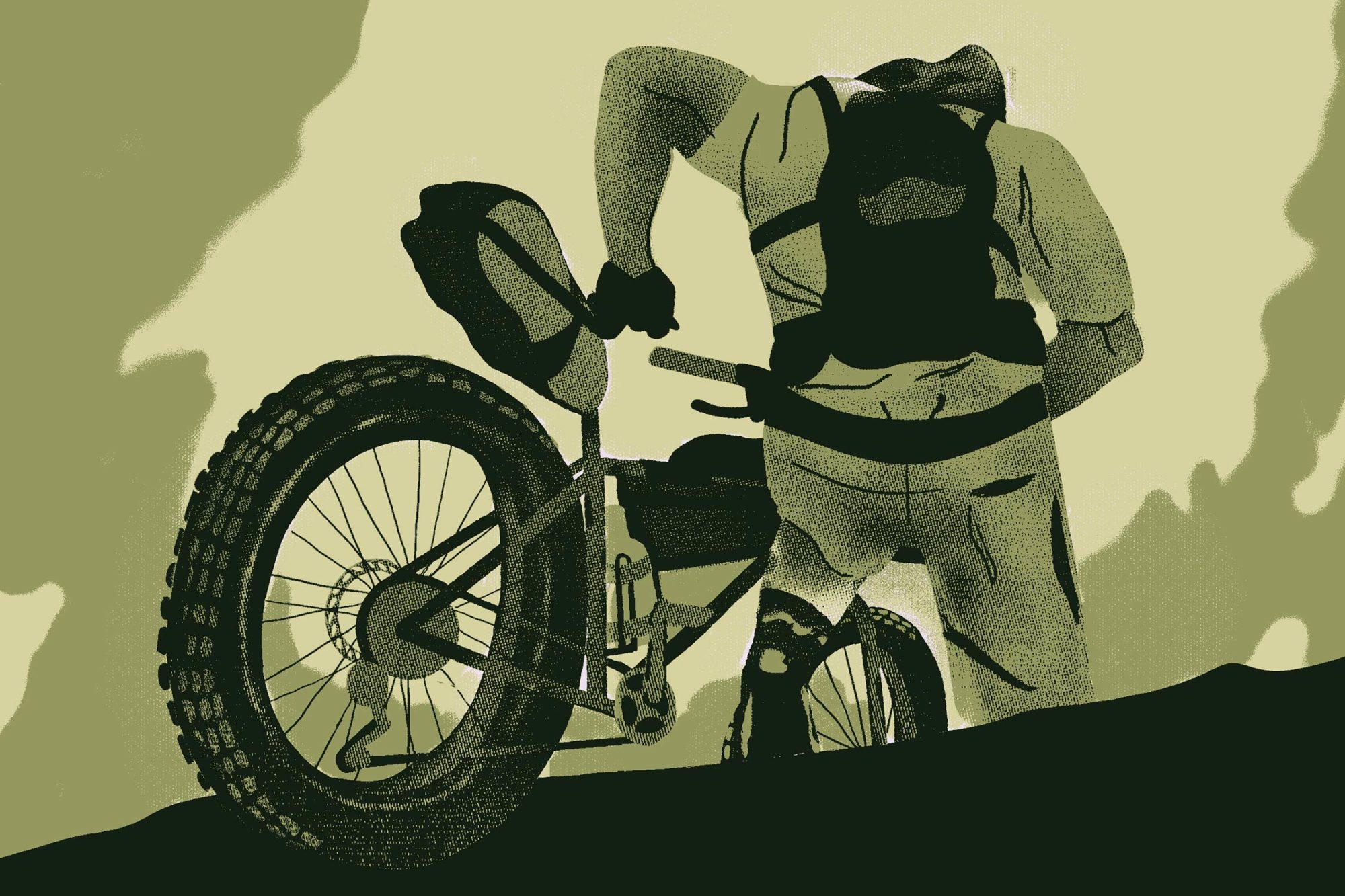 The Drawings of Jeremie Lamart - BIKEPACKING.com