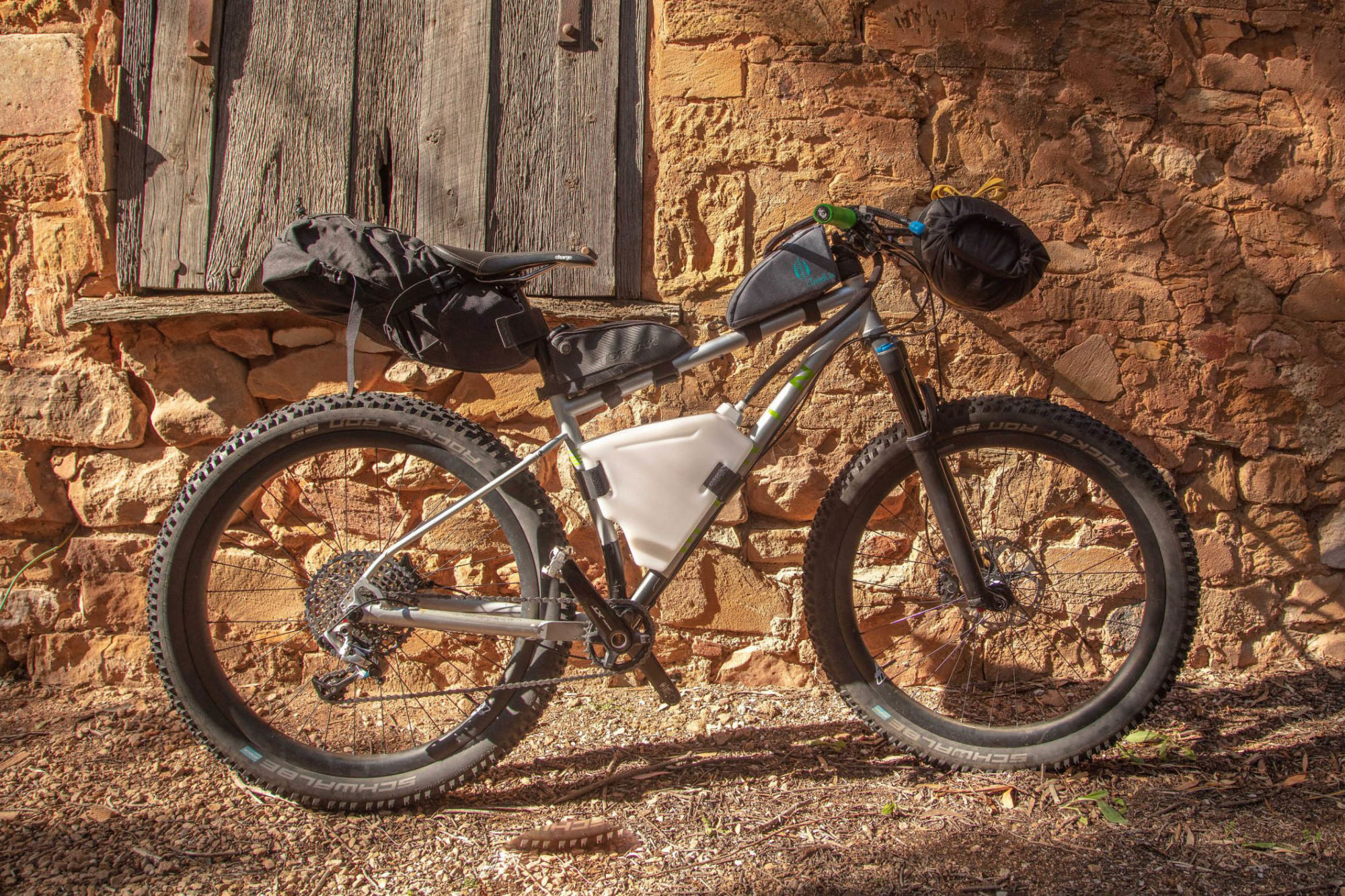 Cranktank4 Holds Four Liters in the Frame Triangle - BIKEPACKING.com