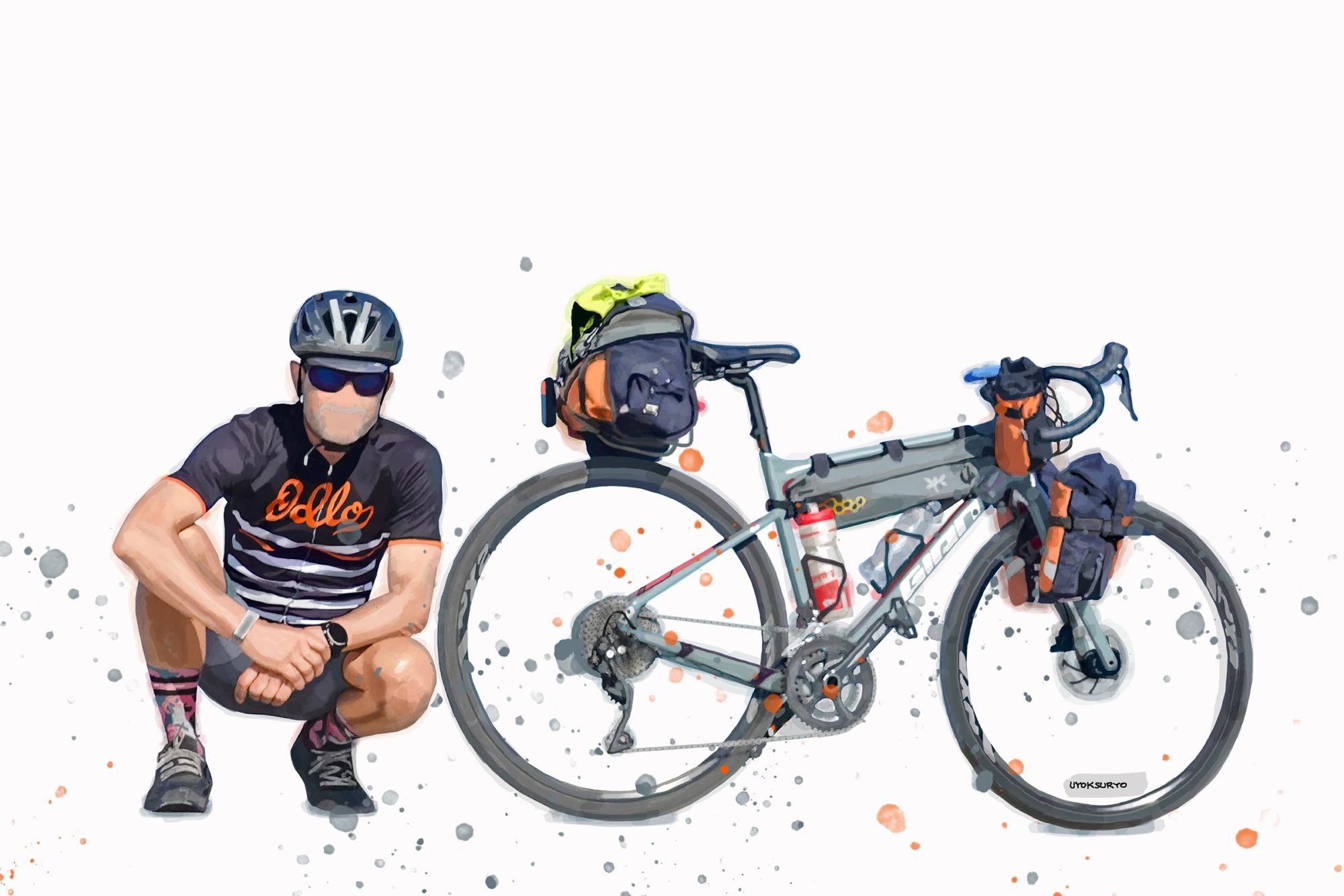 Rider's Lens: UyokSuryo's Bicycle Illustrations - BIKEPACKING.com