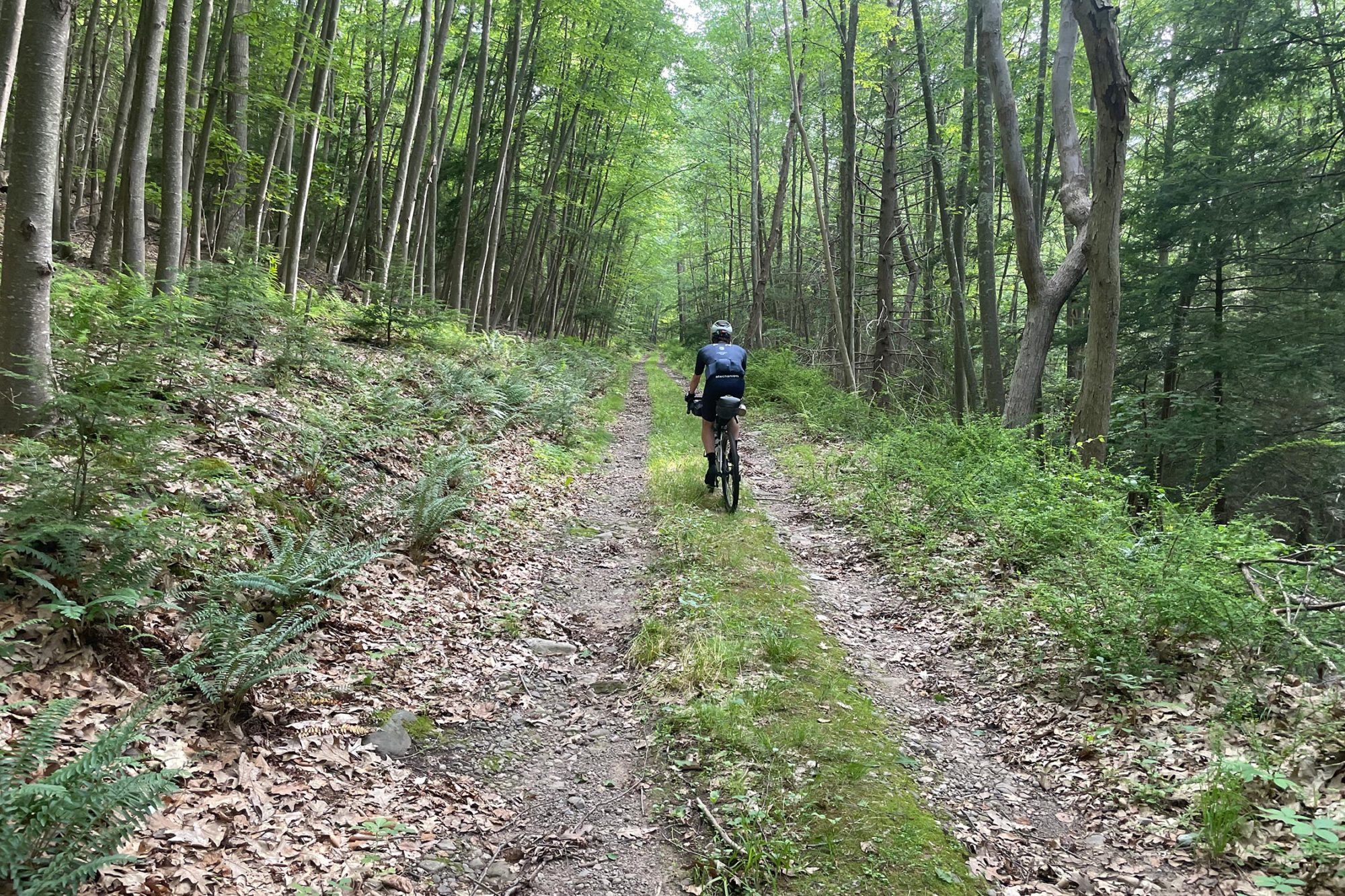 Manual Pedal on the Delaware Water Gap - BIKEPACKING.com