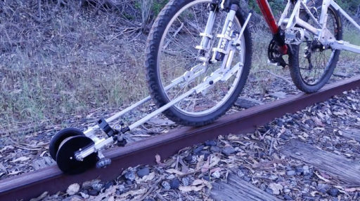 Check out this Rail Bike with Folding Outriggers - BIKEPACKING.com