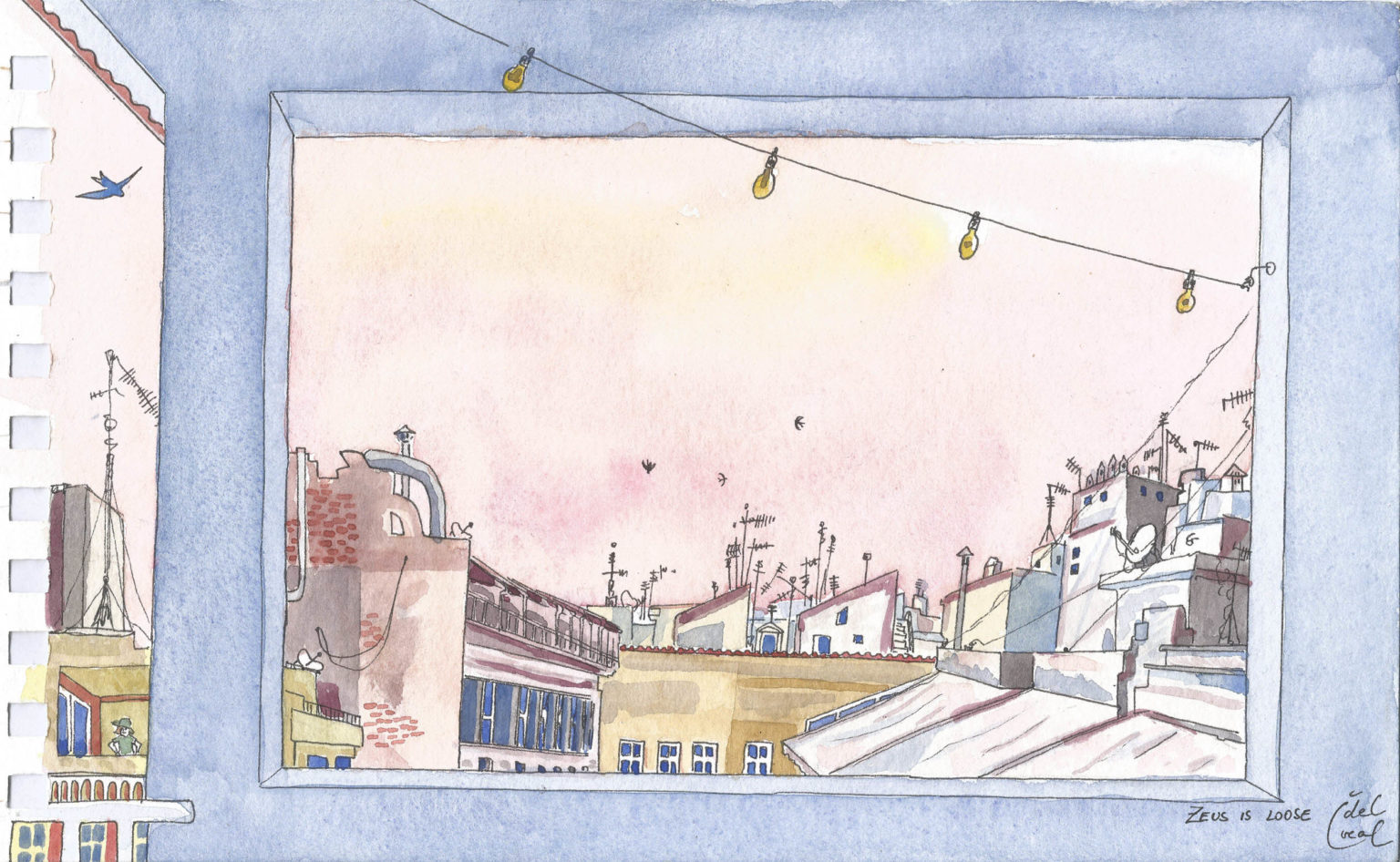 Rider's Lens: Isabel Del Real's Travel Watercolors - BIKEPACKING.com