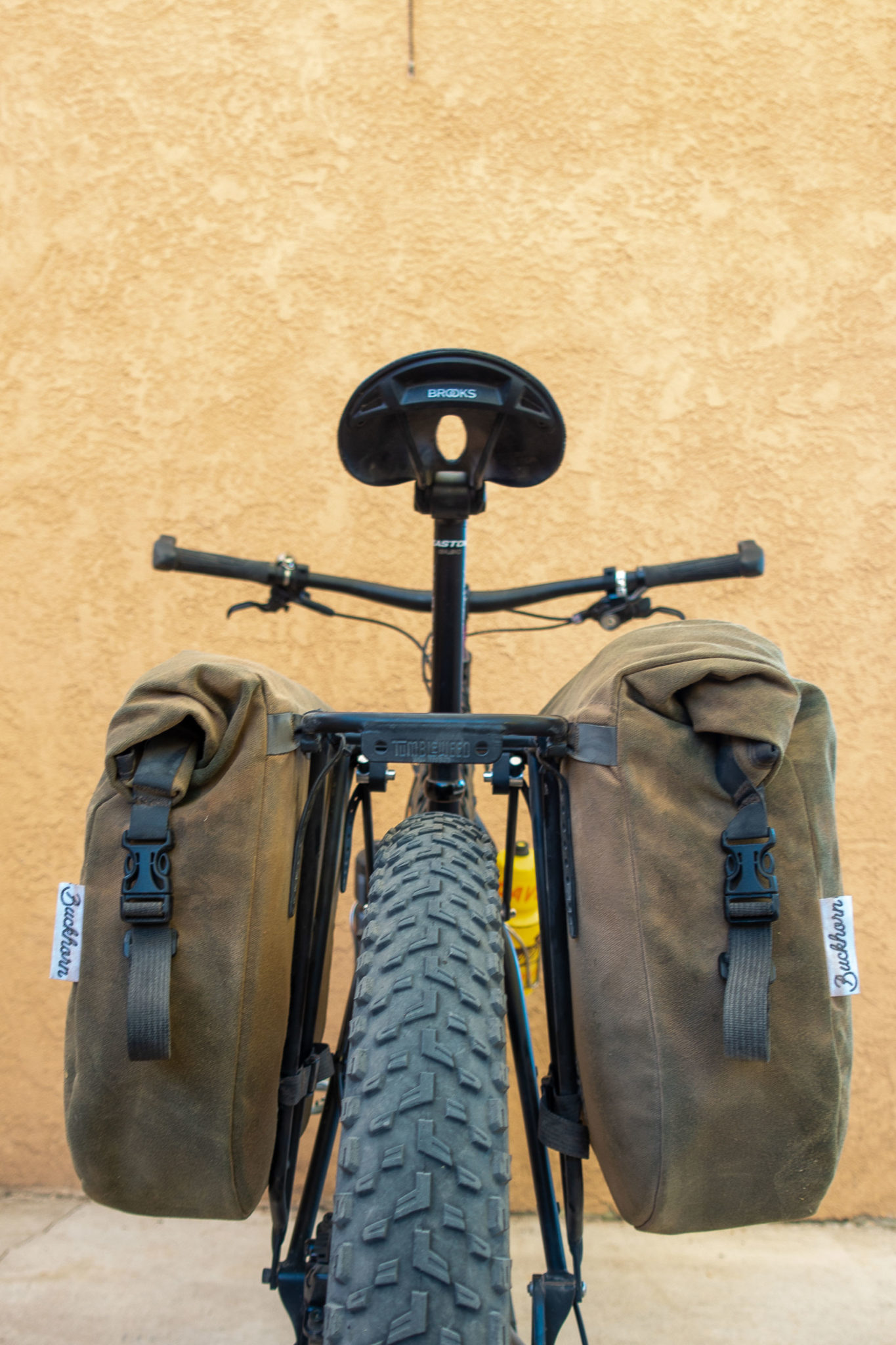 New Buckhorn Bags Waxed Canvas Panniers - BIKEPACKING.com