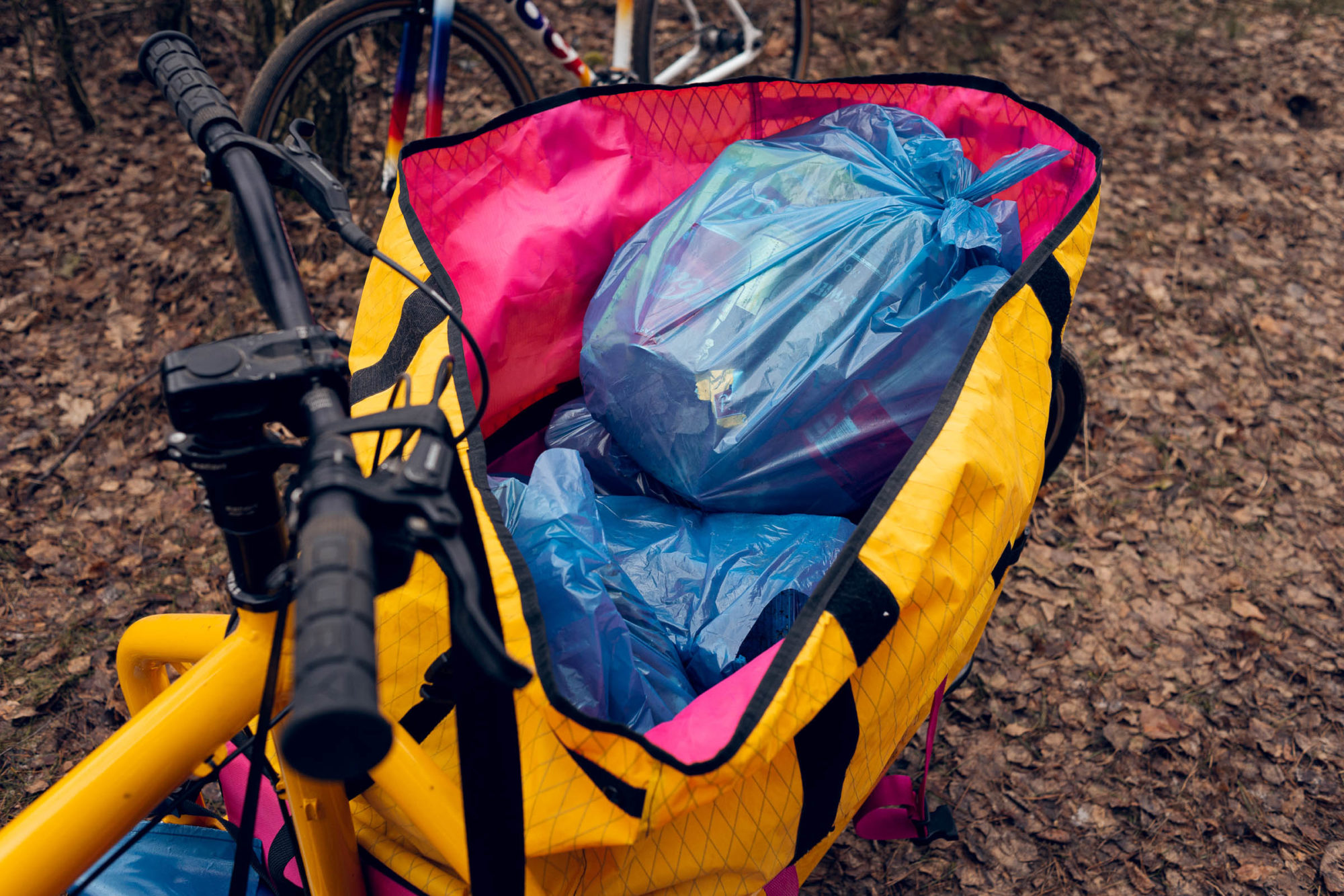 Trade Garbage for Bikepacking Bags with Dyed in the Wool - BIKEPACKING.com