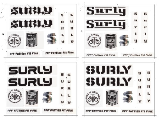 New Surly Decal Sets - BIKEPACKING.com