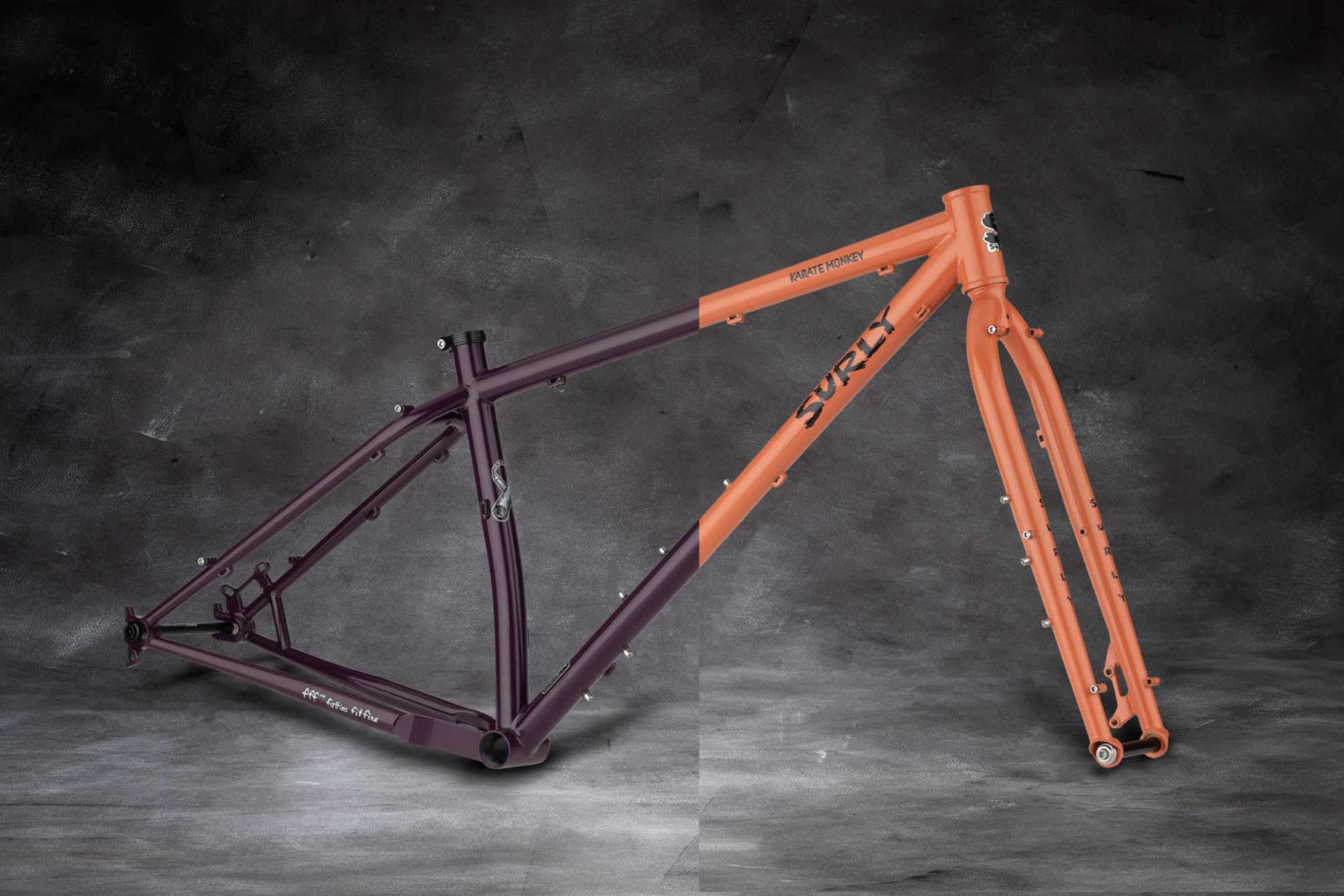 2022 Surly Karate Monkey Frameset in Peach Salmon Sundae and Organic ...