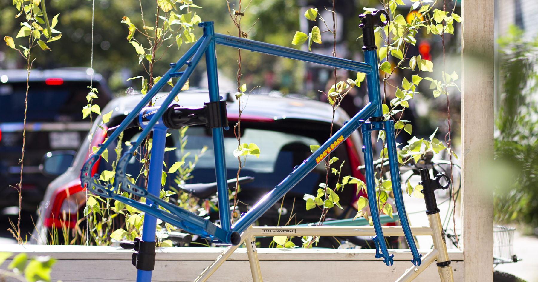 The Bassi Hog's Back now in Aqua and Sandy Beige - BIKEPACKING.com