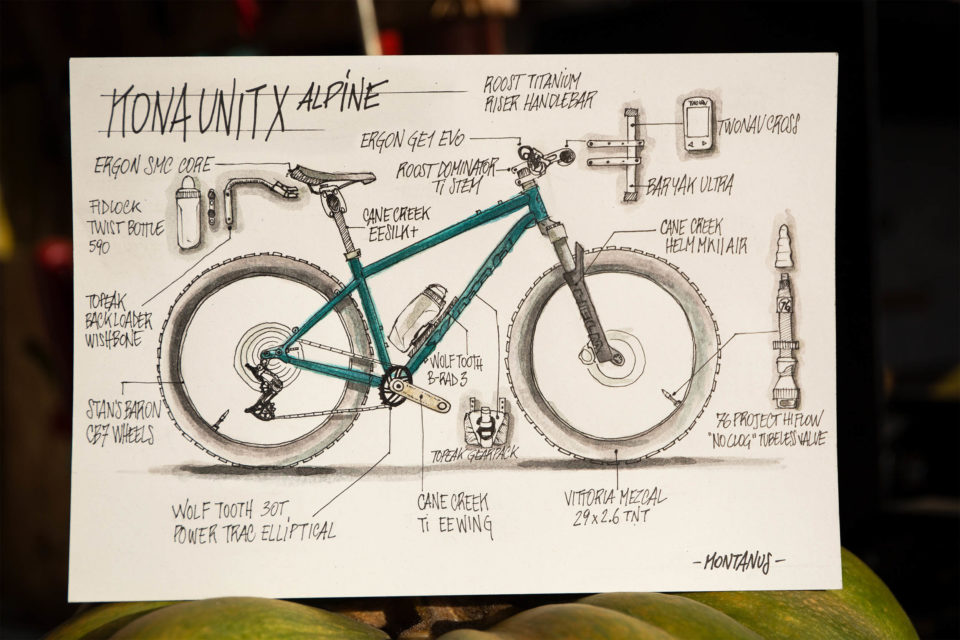 Kona Unit X Dream Builds: Alpine vs. Expedition - BIKEPACKING.com