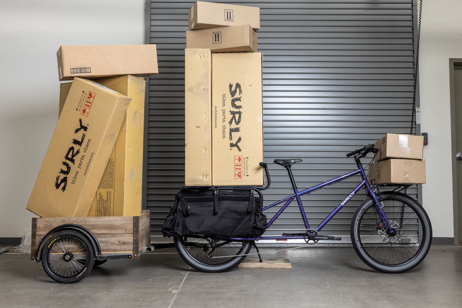The 2023 Surly Big Dummy in Bruised Ego Purple - BIKEPACKING.com