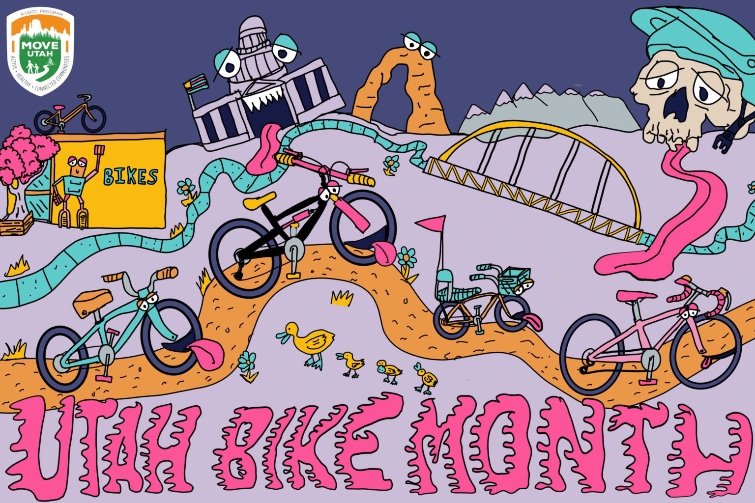 Rider's Lens: Matt Crane's Illustrations - BIKEPACKING.com