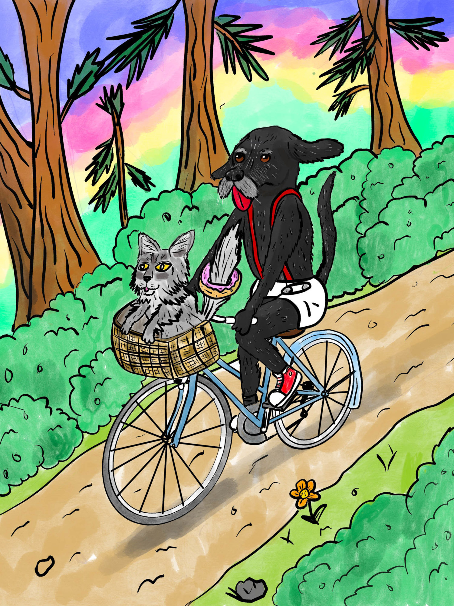 Rider's Lens: Matt Crane's Illustrations - BIKEPACKING.com