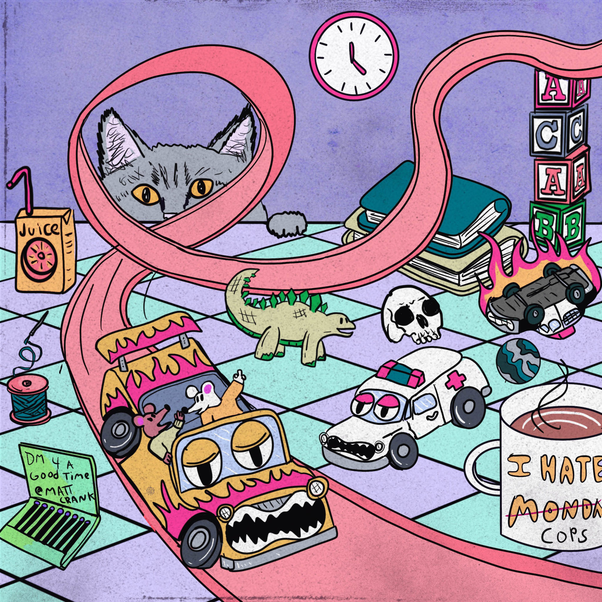 Rider's Lens: Matt Crane's Illustrations - BIKEPACKING.com