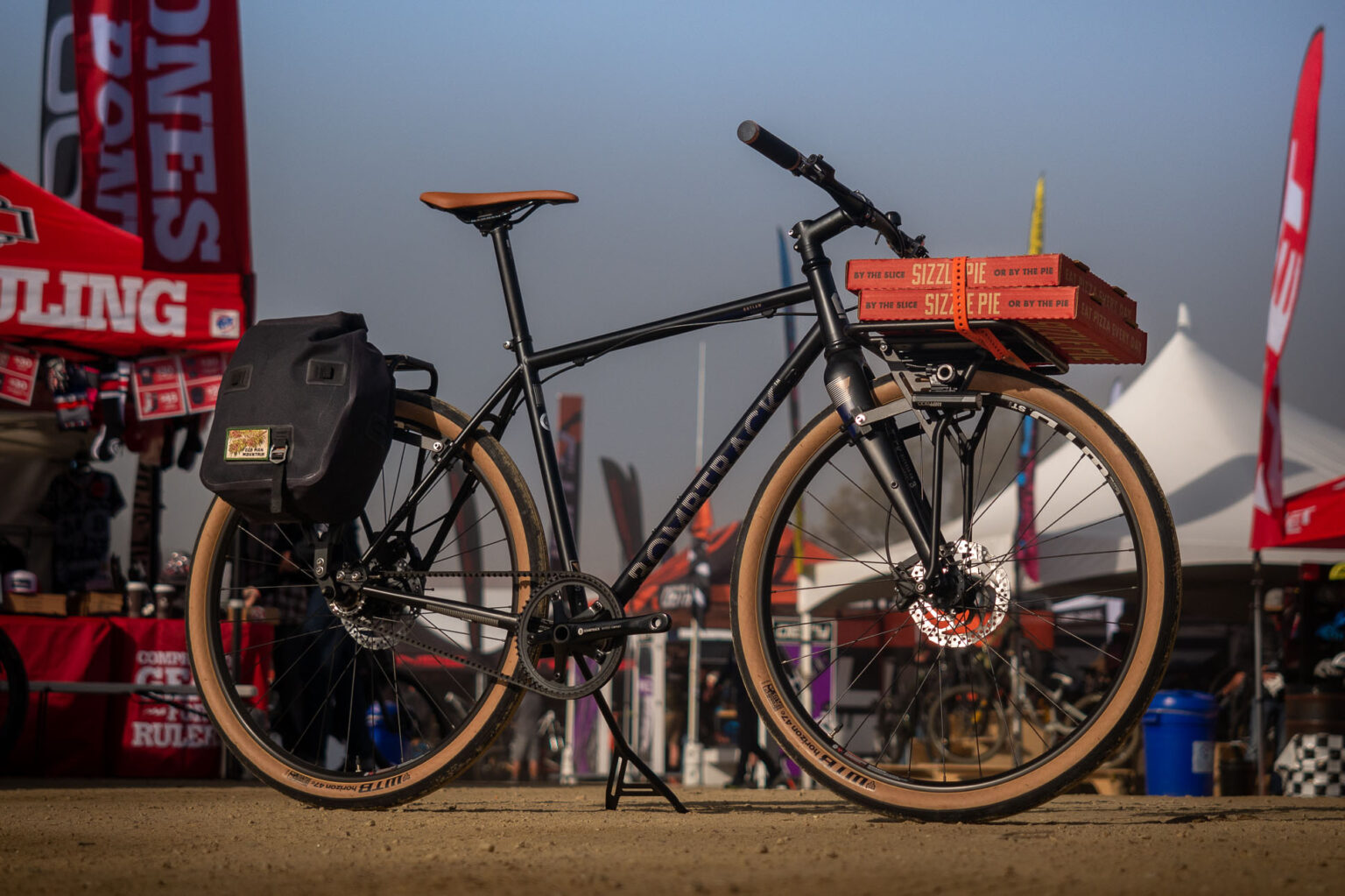 Old Man Mountain Pizza Rack, Basket, and Light Mount - BIKEPACKING.com