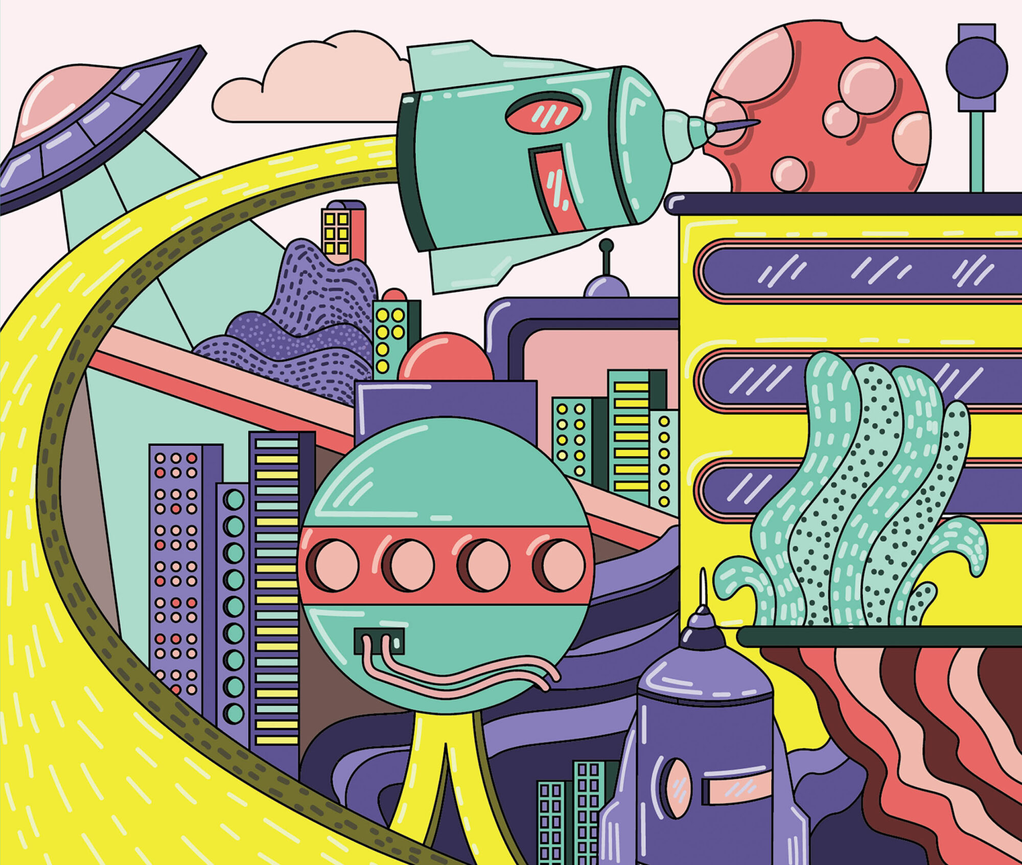 Rider's Lens: Cory Campbell's Illustrations - BIKEPACKING.com