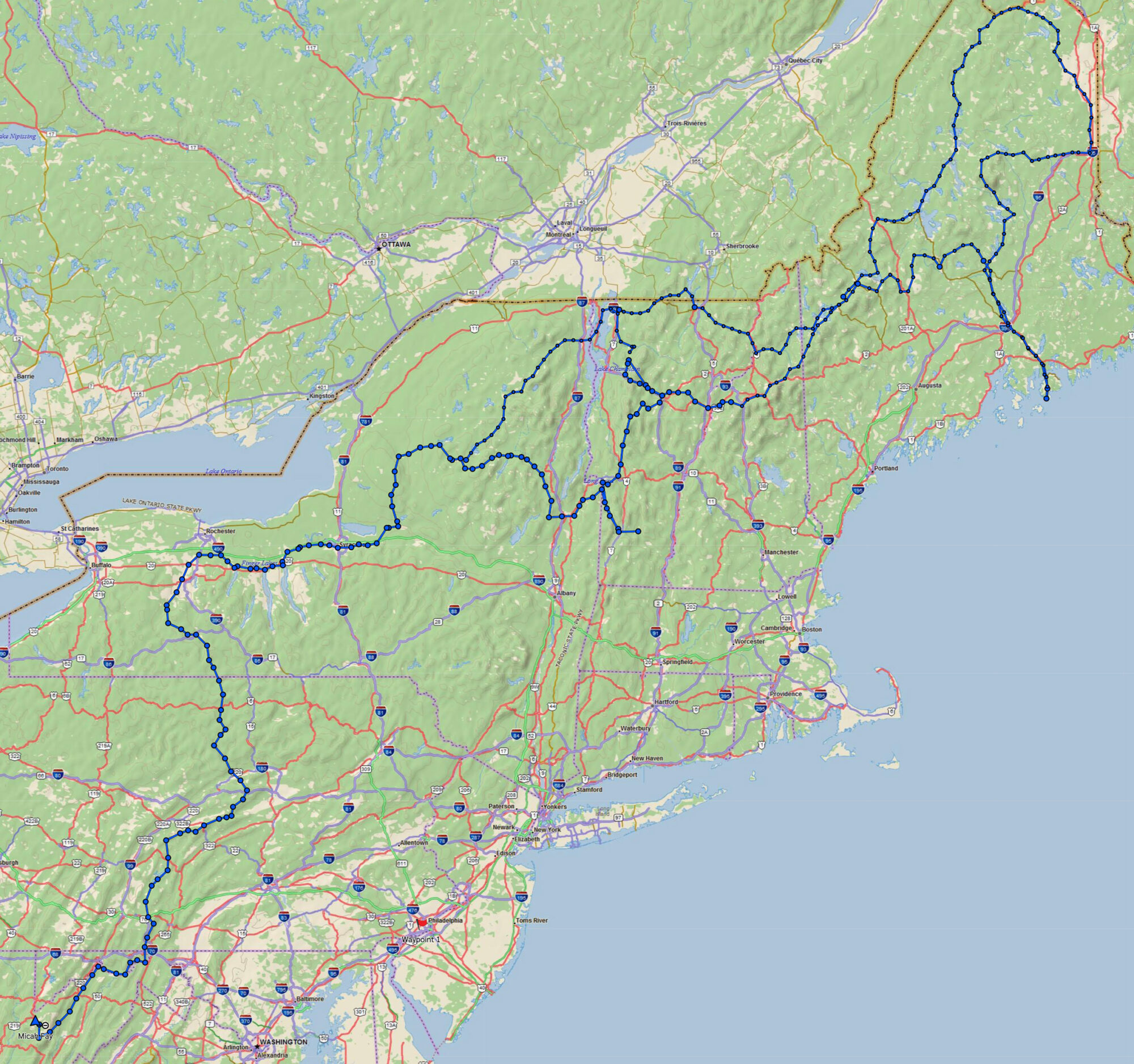 Eastern Divide Trail and NFCT by Bike and Canoe - BIKEPACKING.com