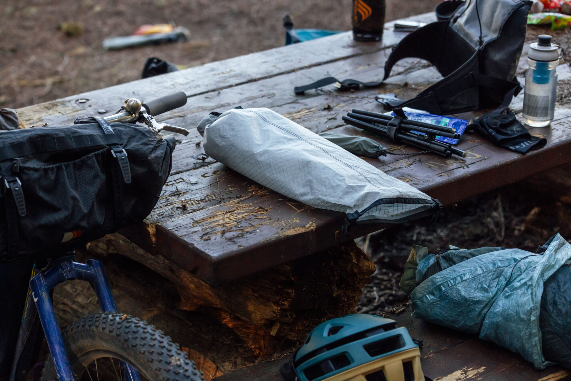 Dispersed Handlebar Roll Review: Two in One - BIKEPACKING.com