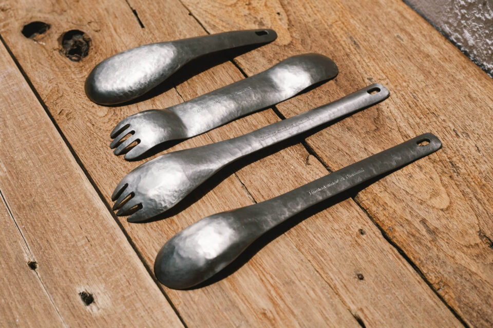Handmade Titanium Eating Tools From Buffalo Bag - BIKEPACKING.com