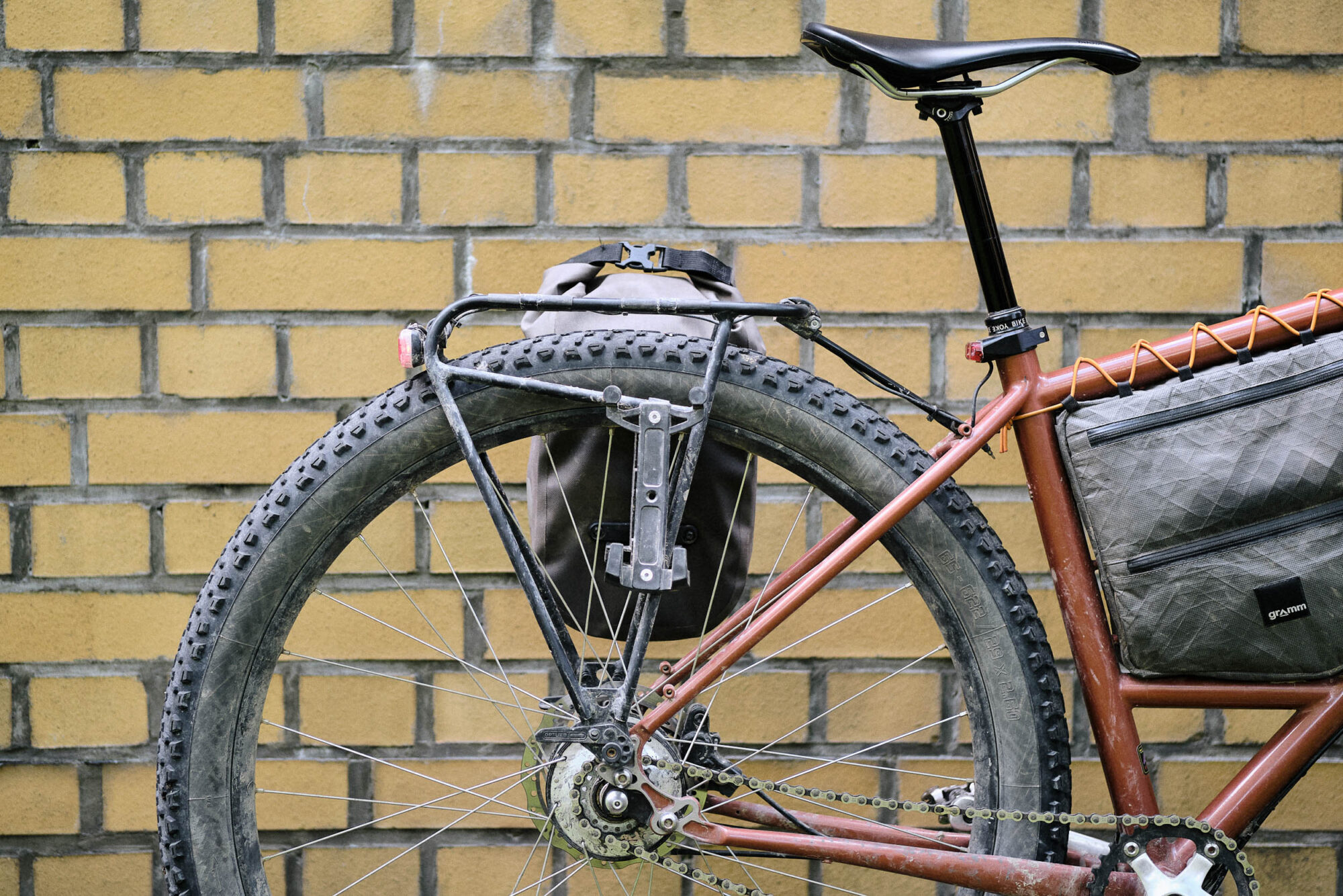 Mini Panniers and Cargo Cages on a Quick-Rack - BIKEPACKING.com