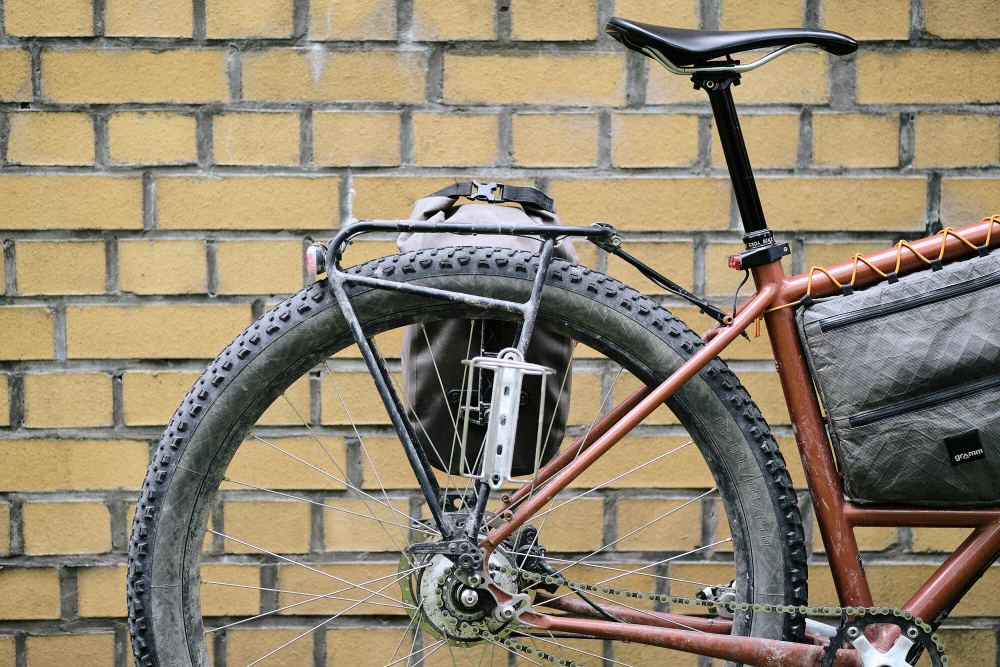 Mini Panniers and Cargo Cages on a Quick-Rack - BIKEPACKING.com