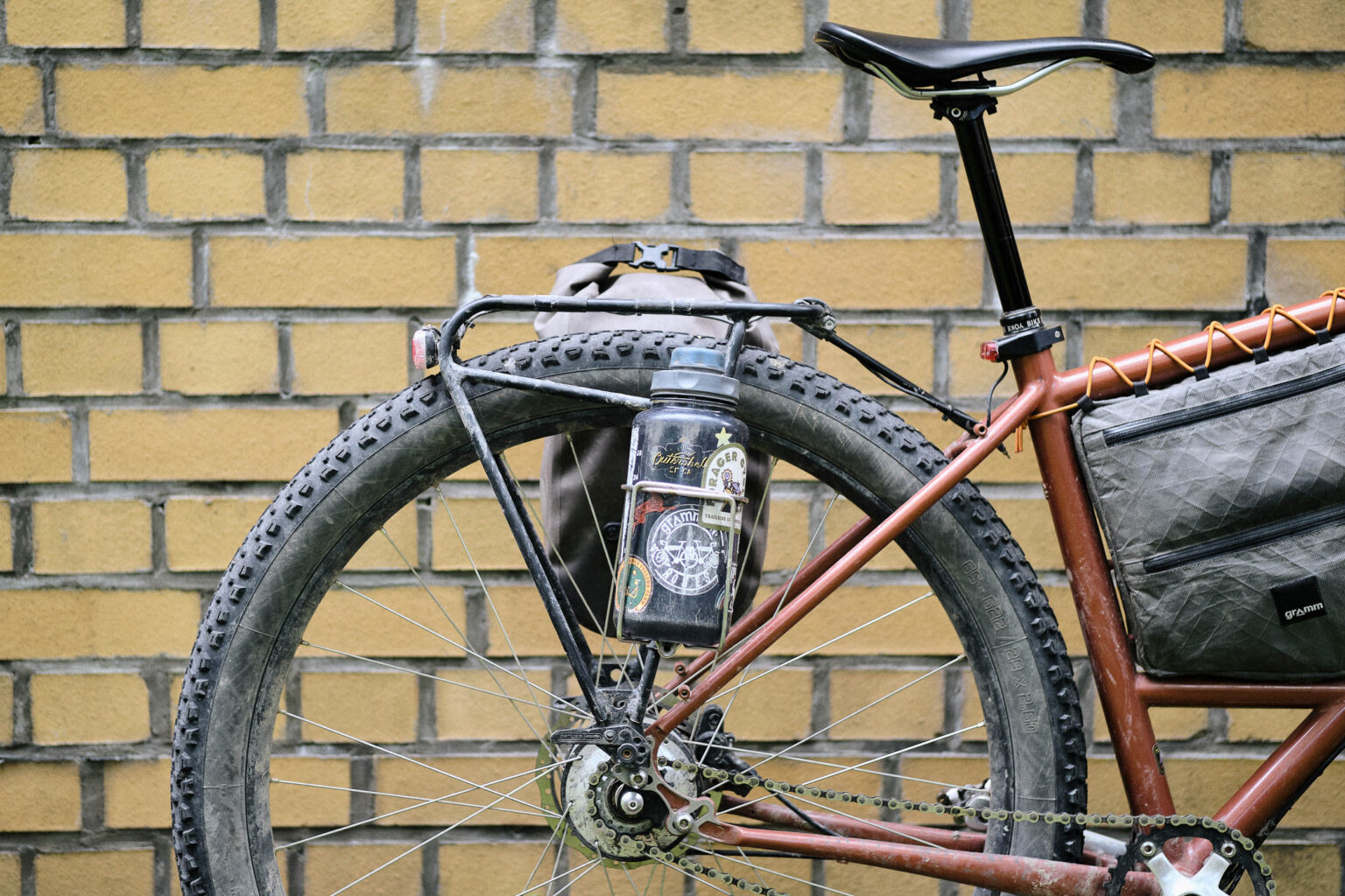Mini Panniers and Cargo Cages on a Quick-Rack - BIKEPACKING.com