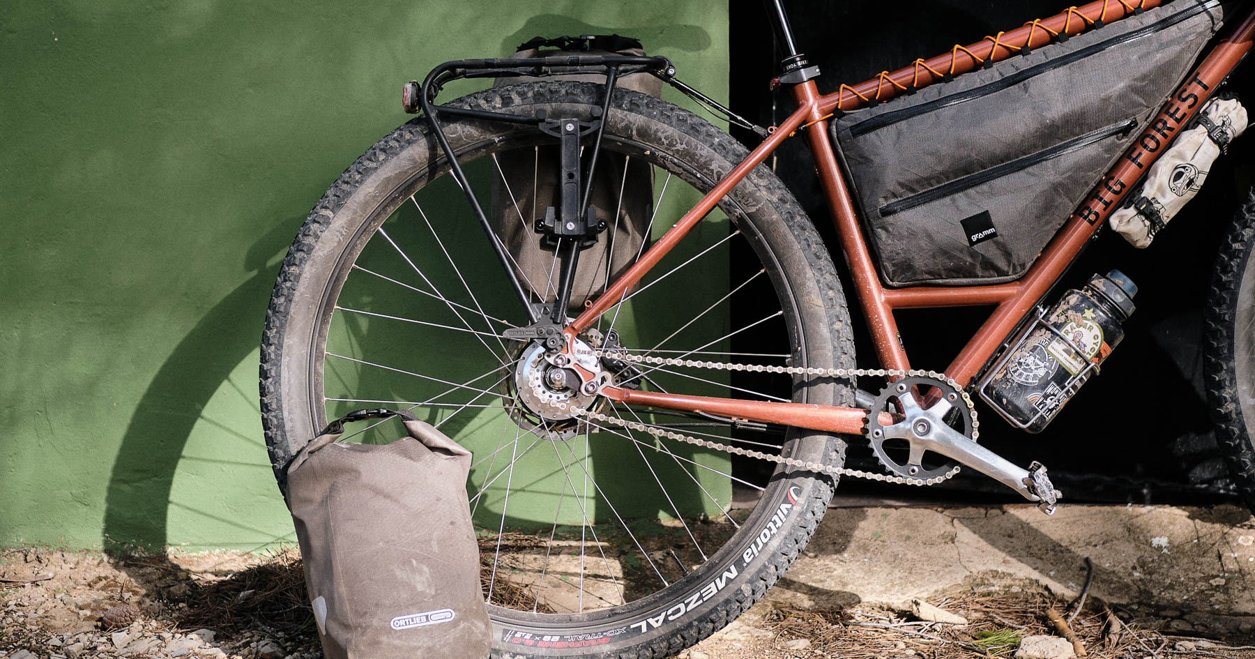 Mini Panniers and Cargo Cages on a Quick-Rack - BIKEPACKING.com