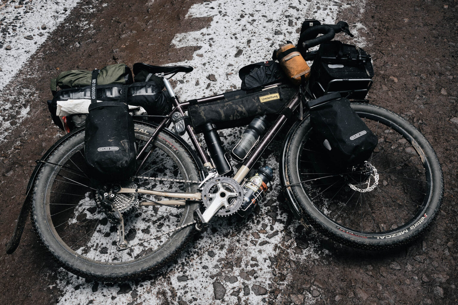 Mini Panniers and Cargo Cages on a Quick-Rack - BIKEPACKING.com