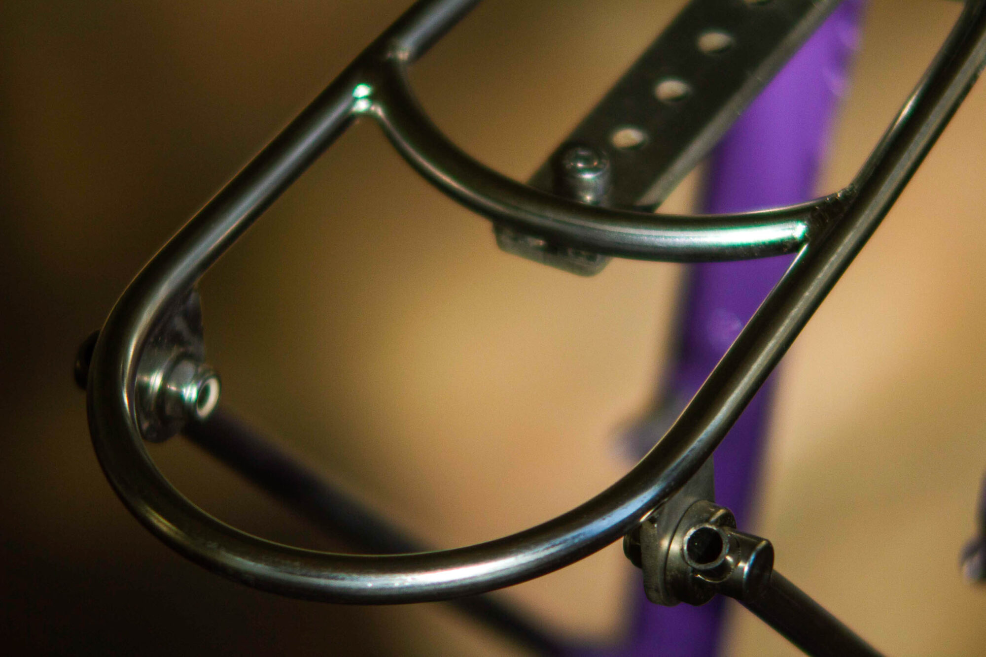 Check out the Starfish Bicycles Silver Heron Front Rack - BIKEPACKING.com