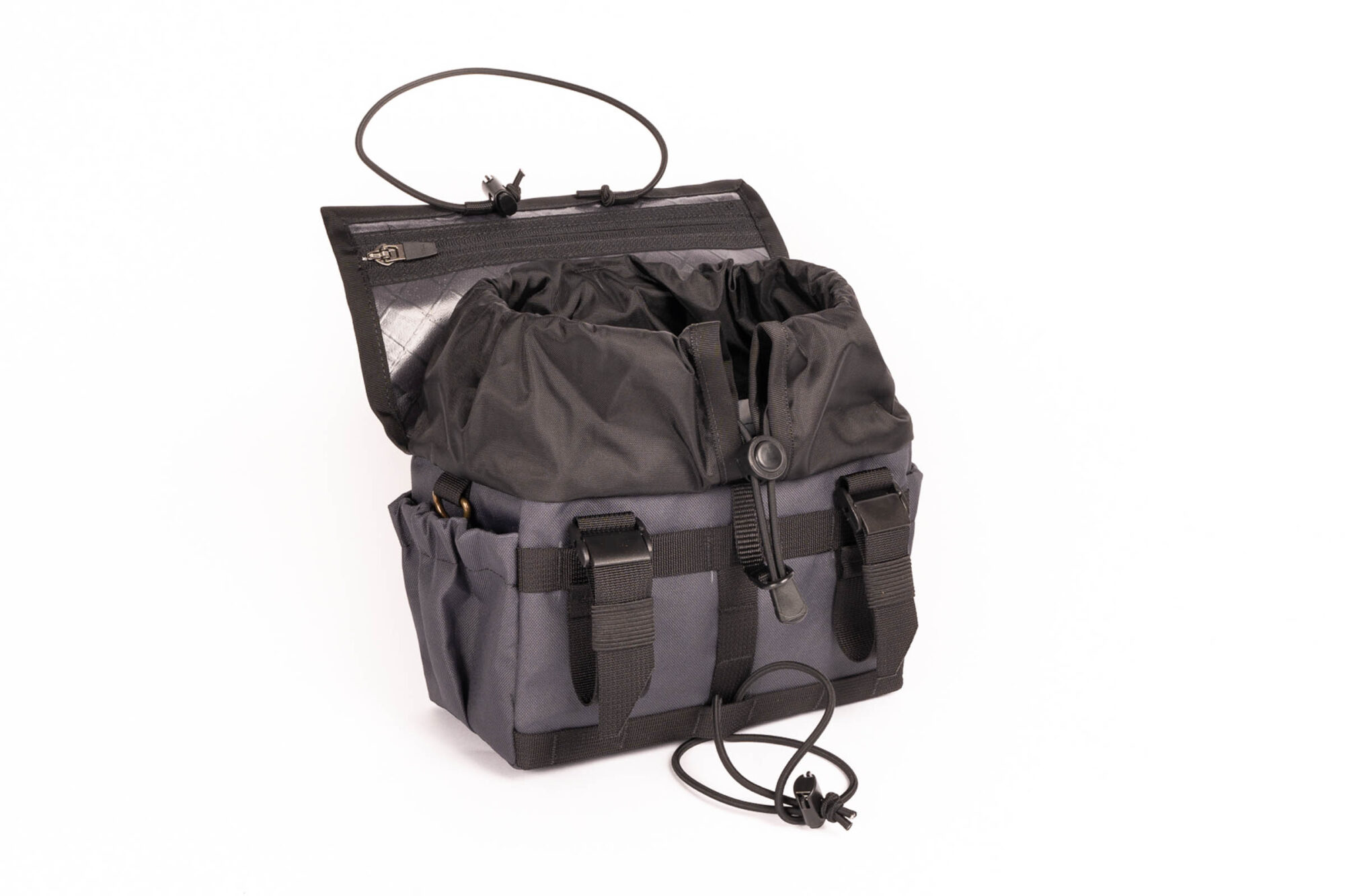 Updated Outer Shell Drawcord Handlebar Bag - BIKEPACKING.com