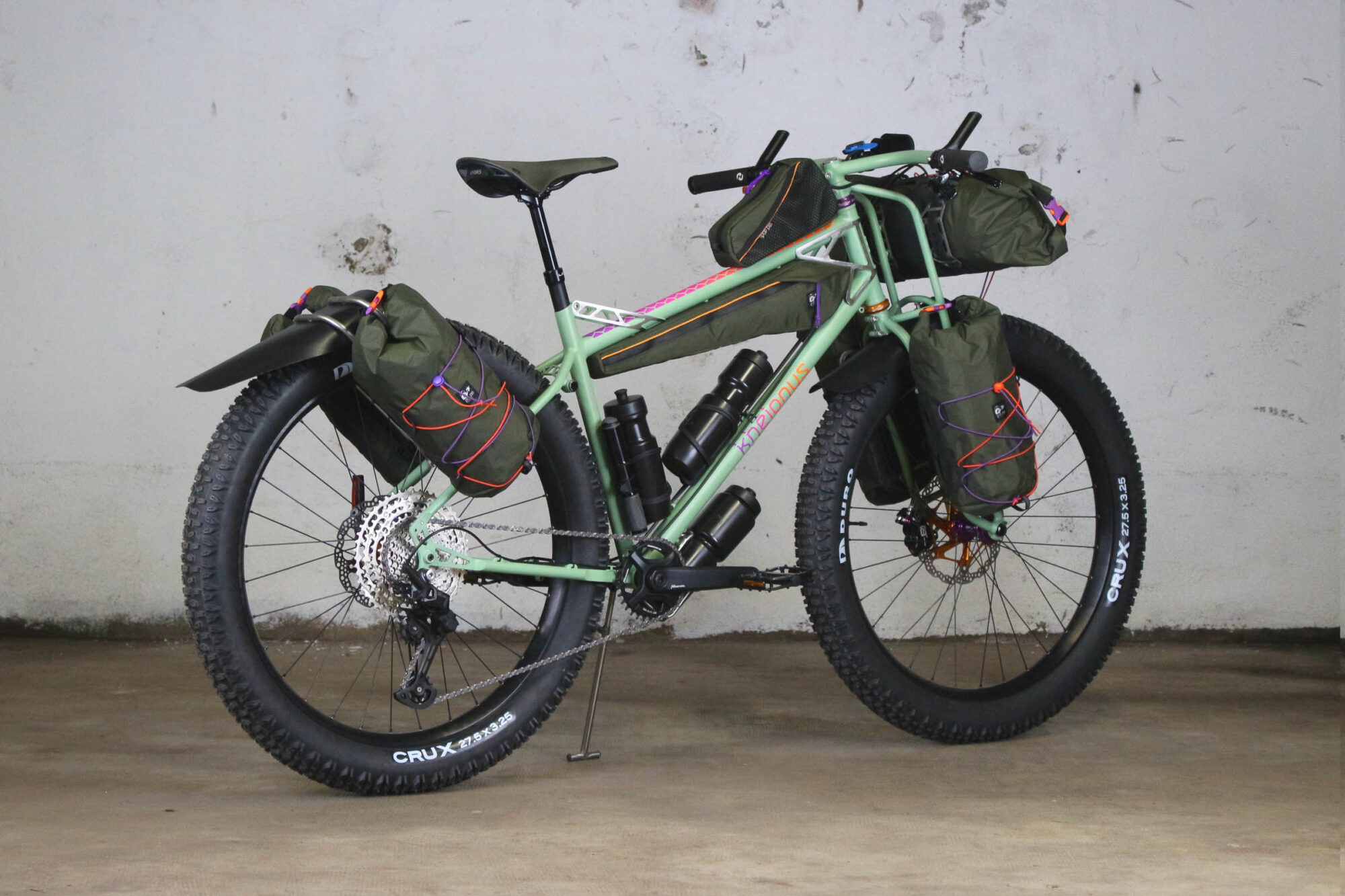 A Closer Look at Cycles Khelonys' Collapsible ATB - BIKEPACKING.com