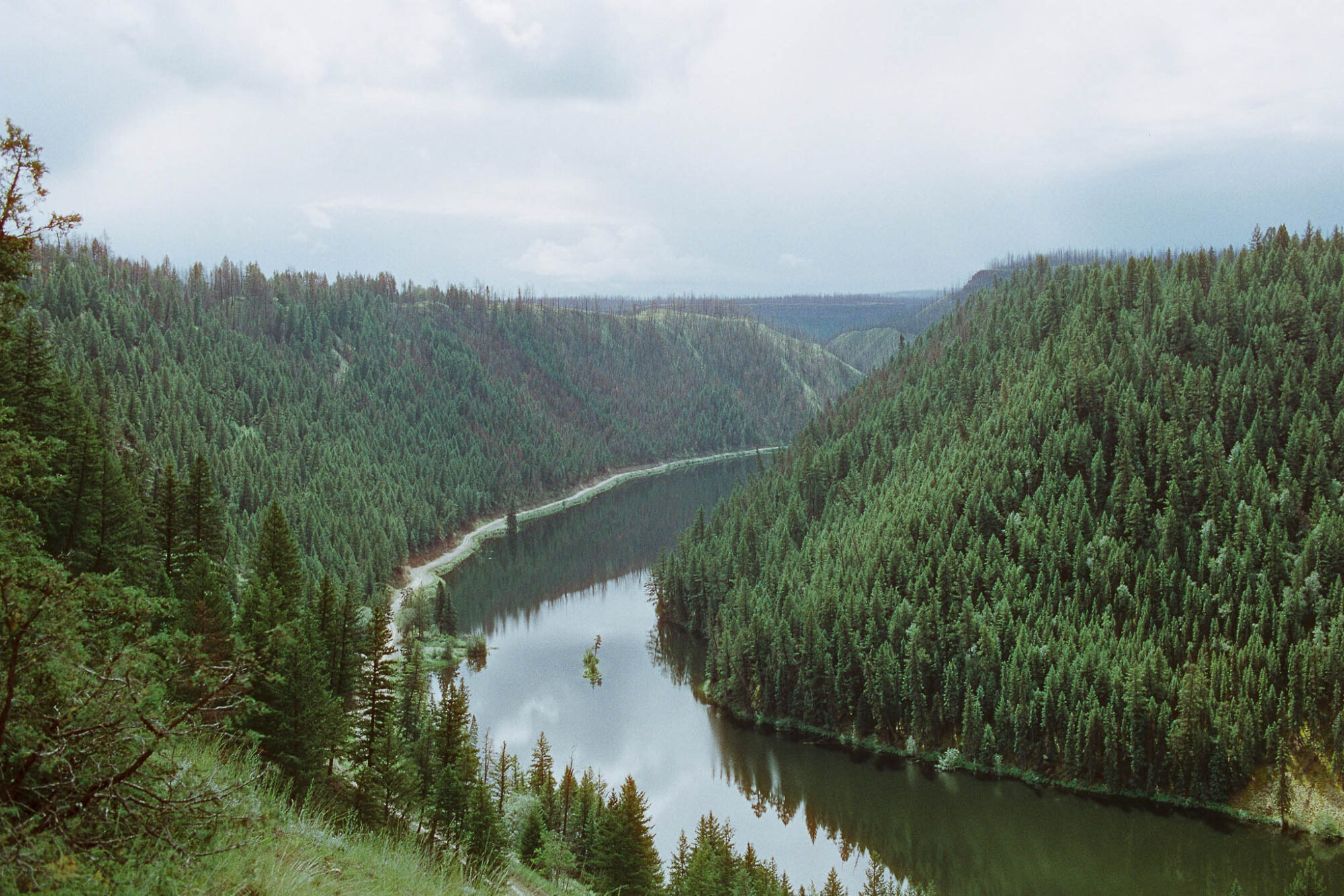 Bikepacking Lac Du Bois Tranquility on Super 8 Film - BIKEPACKING.com