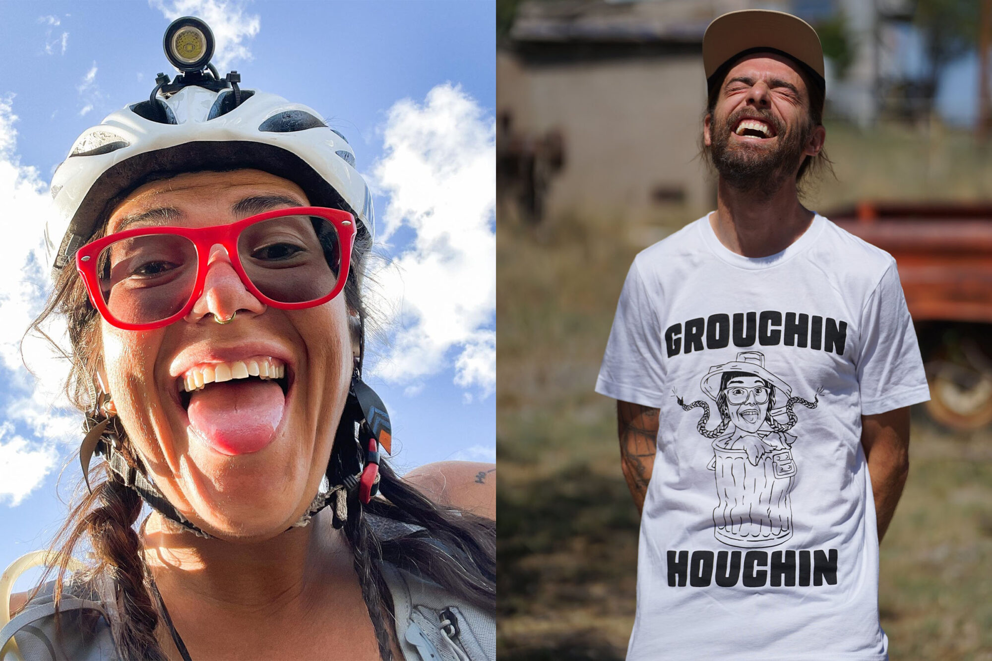 Grouchin Houchin T-Shirt - BIKEPACKING.com