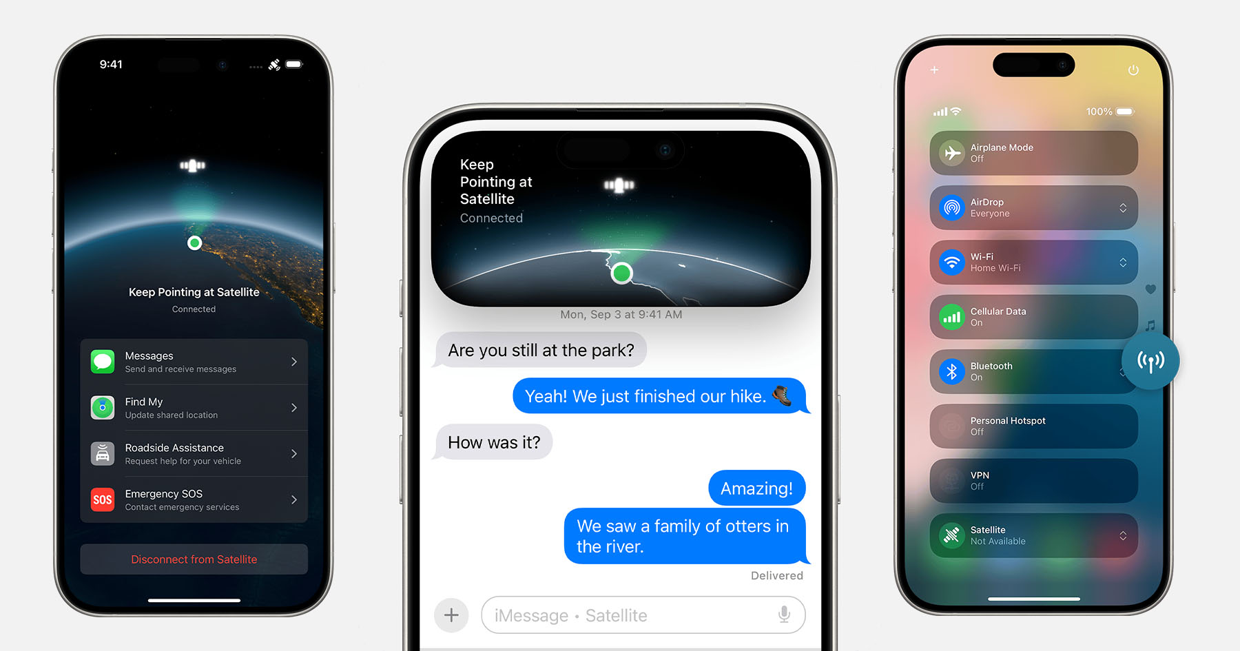 Satellite Messaging iPhone iOS 18 - BIKEPACKING.com