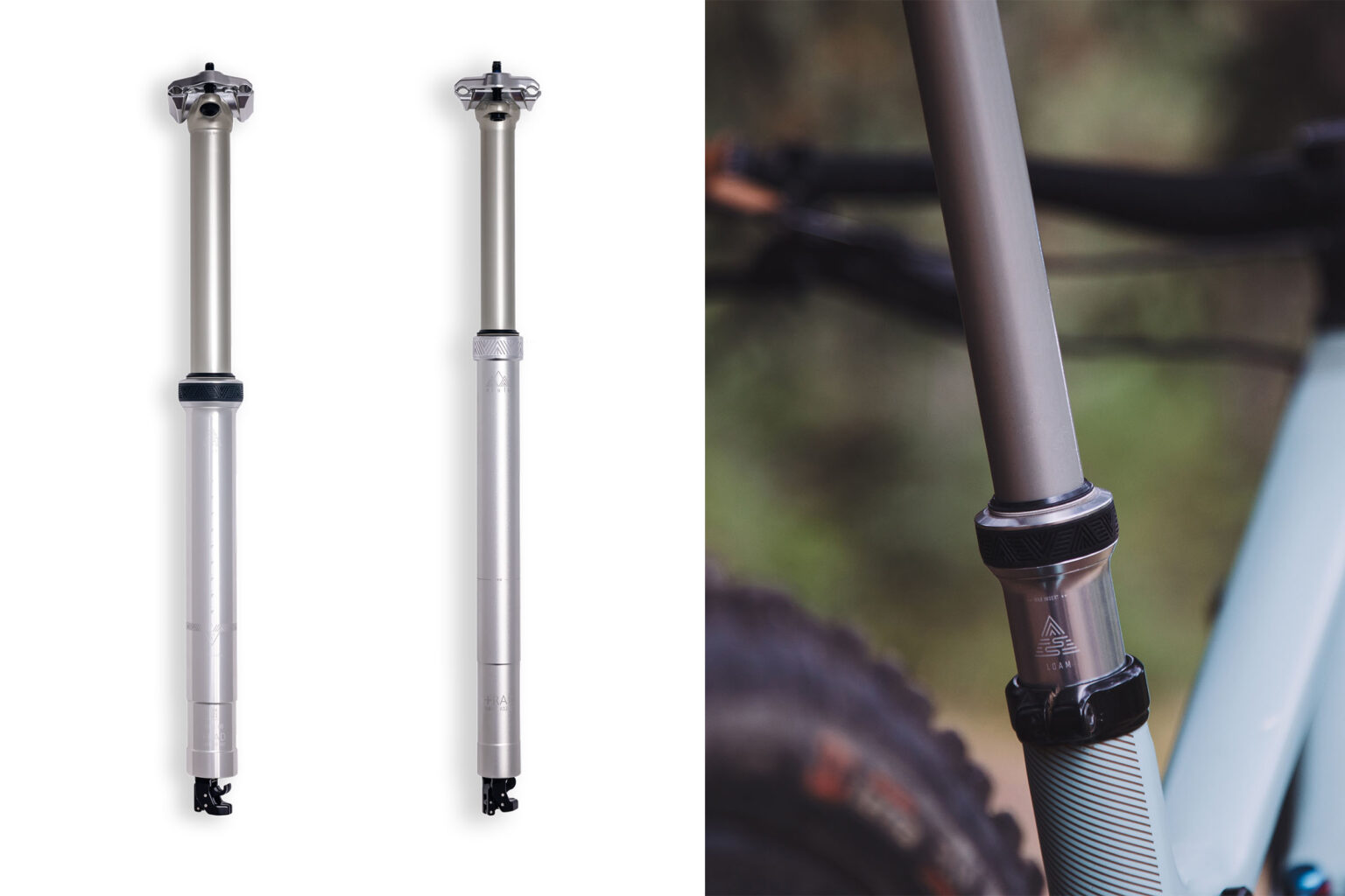 PNW LTD Silver Dropper Posts - BIKEPACKING.com