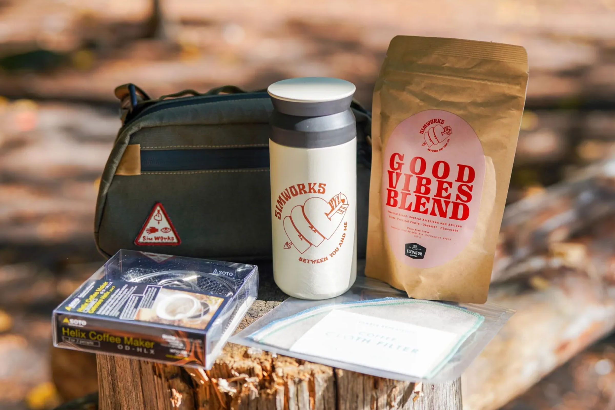 SimWorks 'Good Vibes' Coffee Kit - BIKEPACKING.com