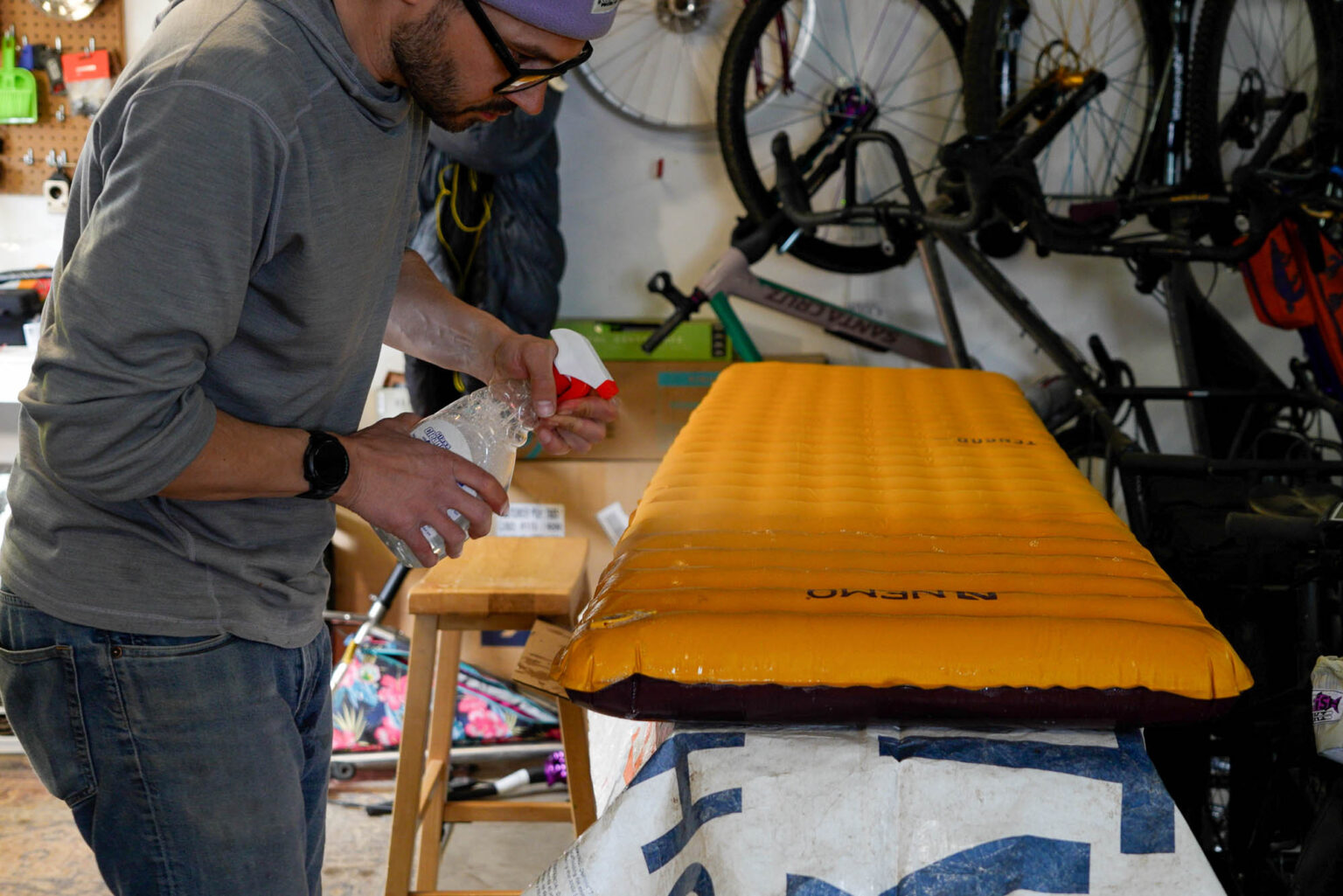 The Best Way to Patch a Sleeping Pad - BIKEPACKING.com