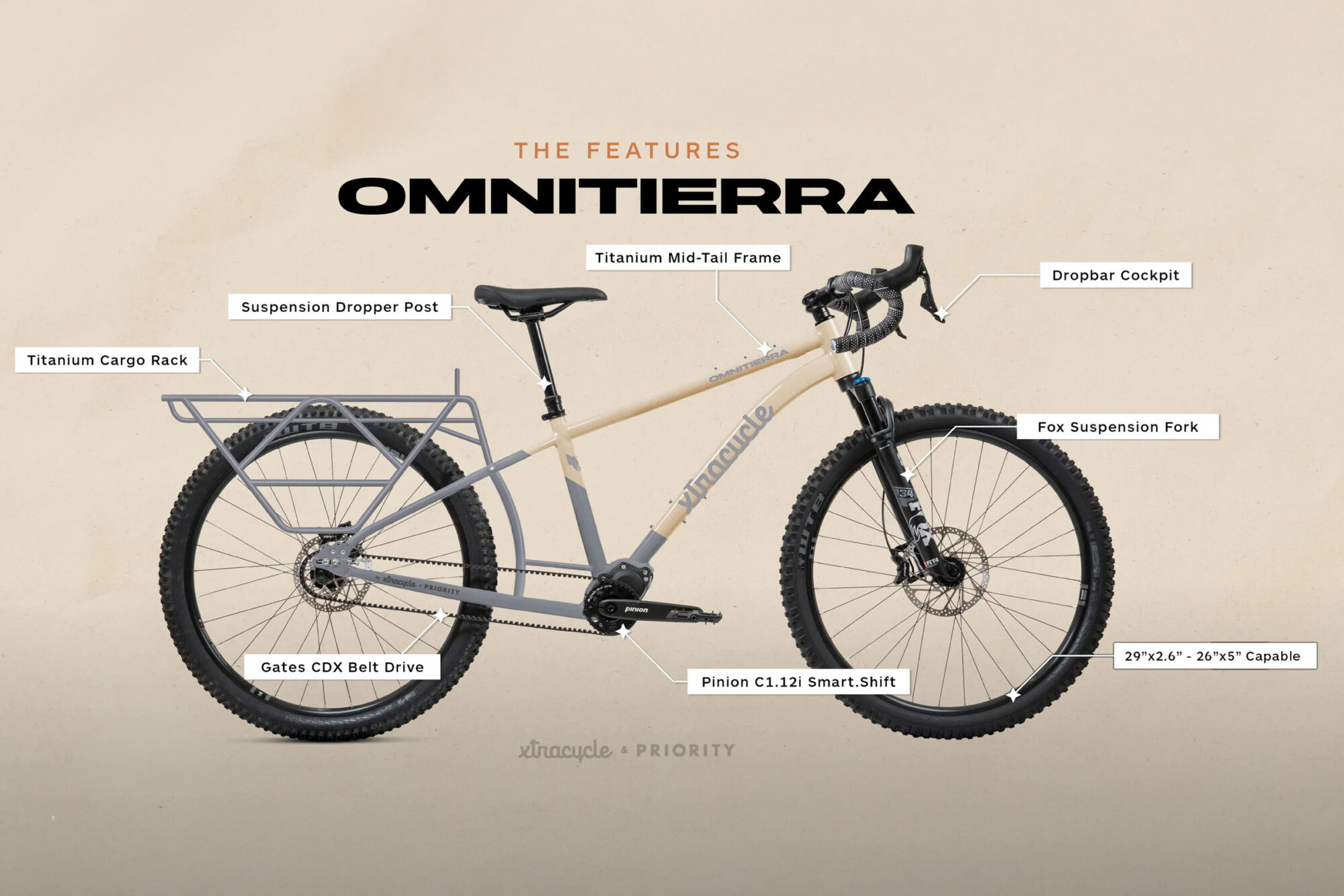 John and Mira's Xtracycle OmniTierra - BIKEPACKING.com
