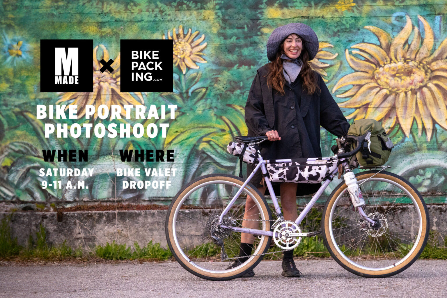 MADE Bike Show Attendee Bike Portrait Photoshoot - BIKEPACKING.com
