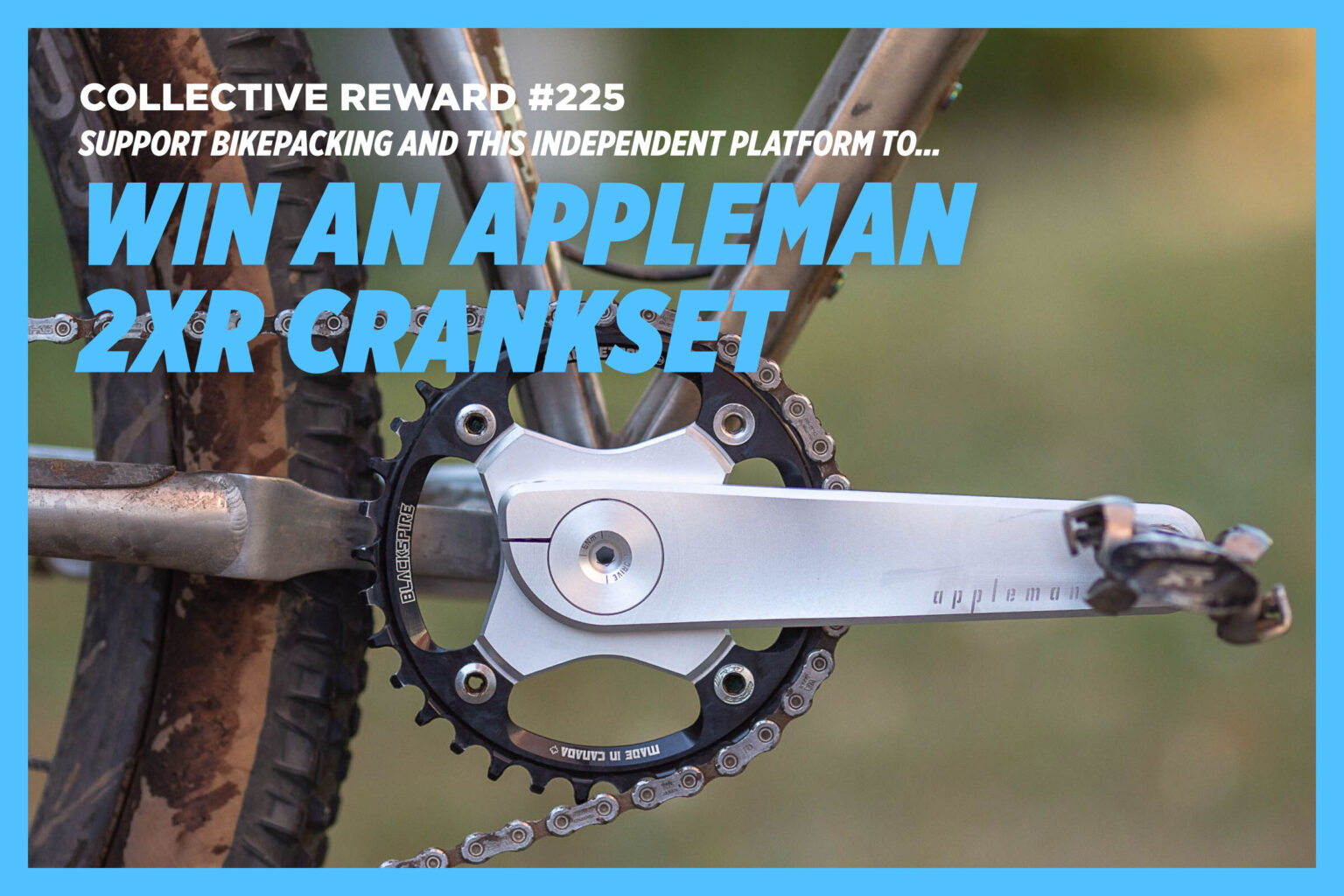 Collective Reward #225: Appleman 2XR Crankset - BIKEPACKING.com