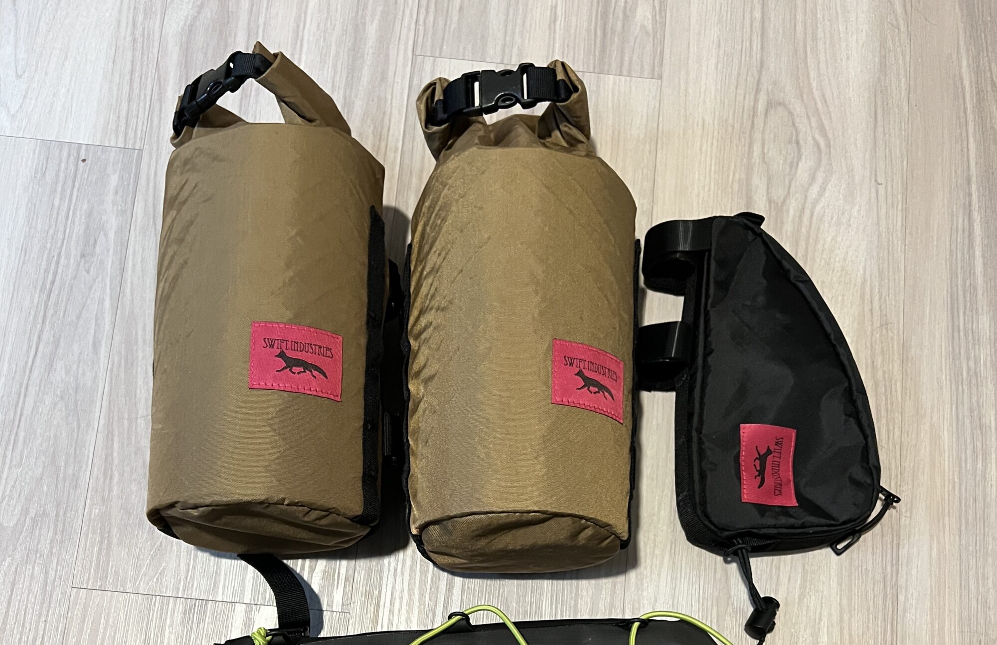 Swift Industries fork bags w/ top tube bag - BIKEPACKING.com