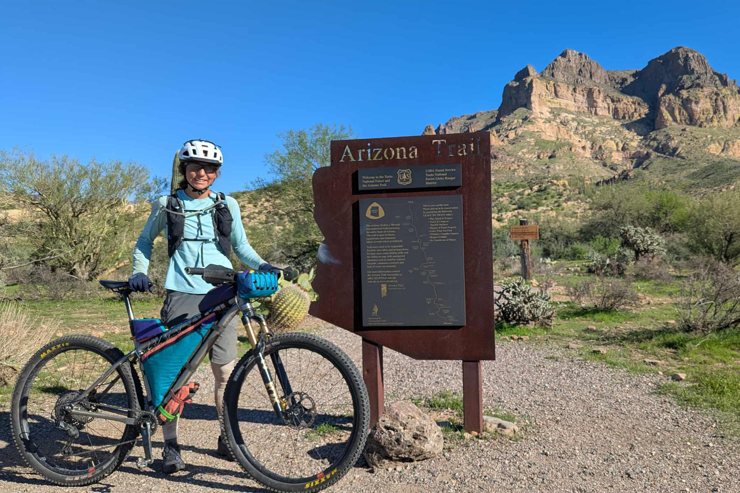 Nicolette Jones 2025 AZT300 Win - BIKEPACKING.com