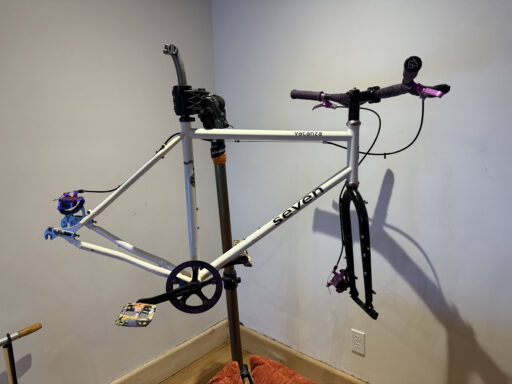 Seven Vacanza steel touring frame with PAUL KLAMPERS - BIKEPACKING.com